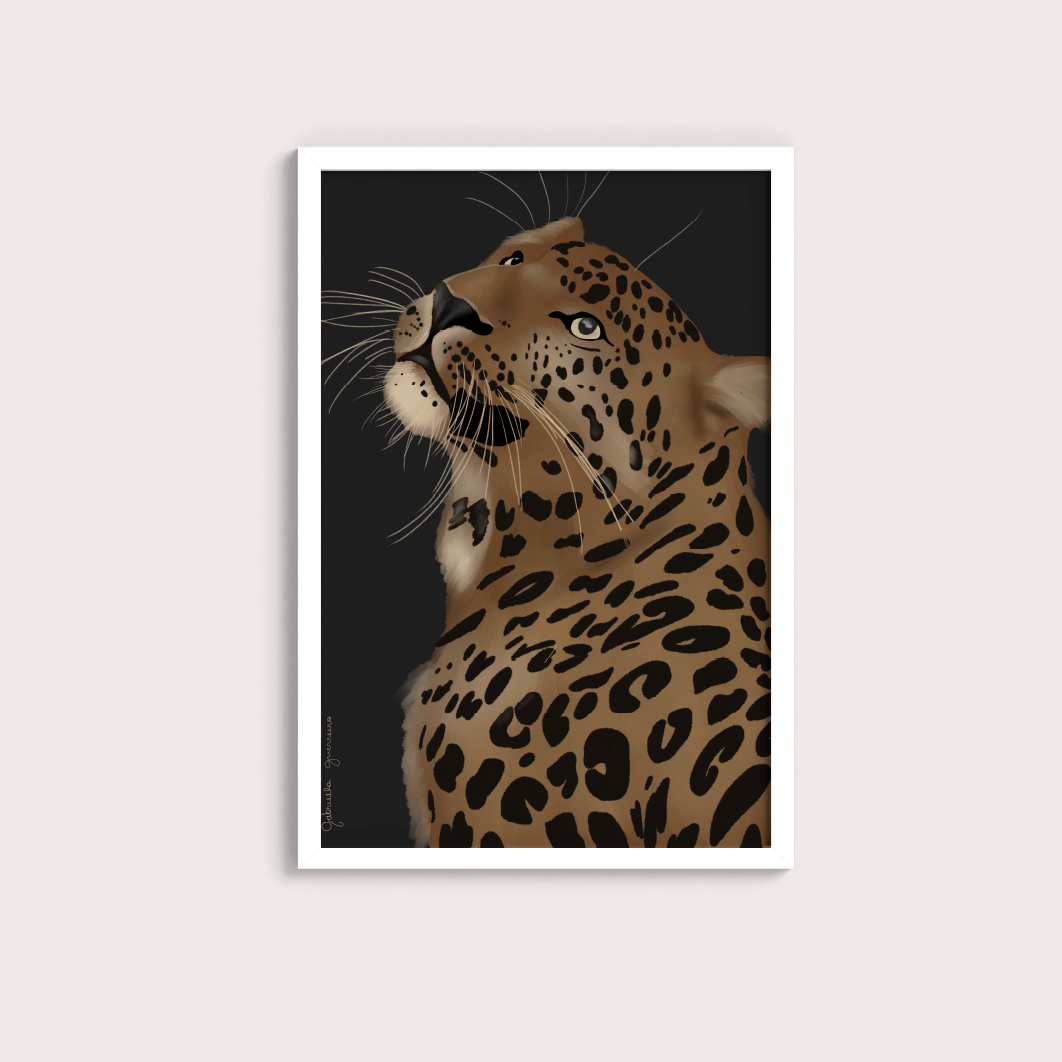 Quadro ilustração Onça | LARTESTUDIO - LARTESTUDIO